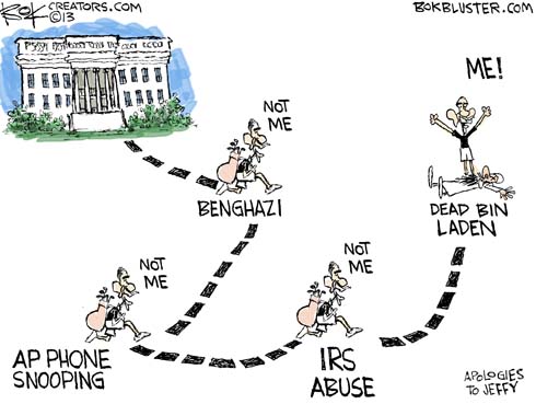 Not Me Obama Cartoon - Bokbluster.com